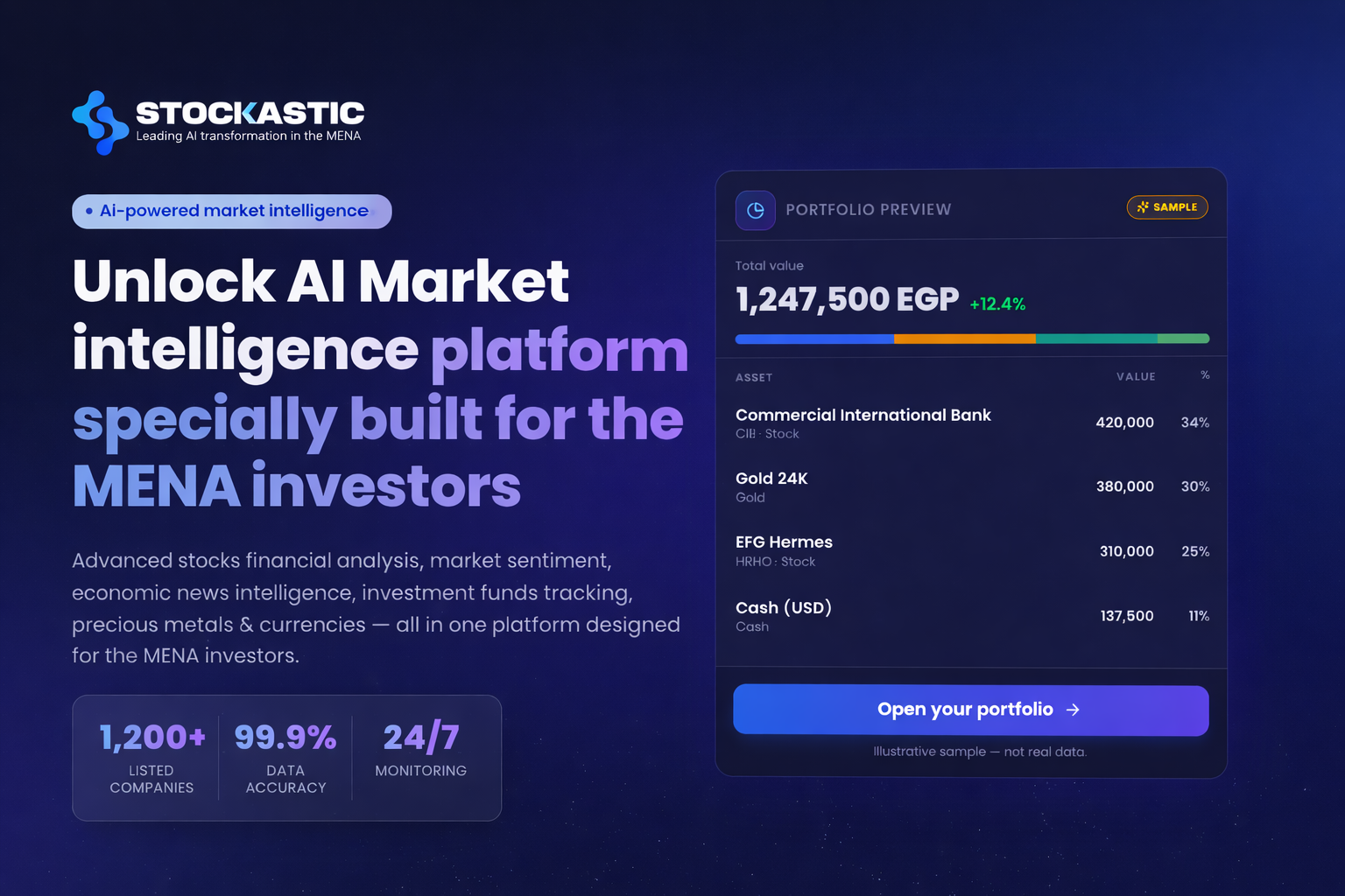 Stockastic - AI-Powered Egyptian Stock Market Analysis Platform